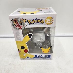 Funko | Toys | Pikachu Pokemon Funko Pop 353 Silver 25th Anniversary W ...